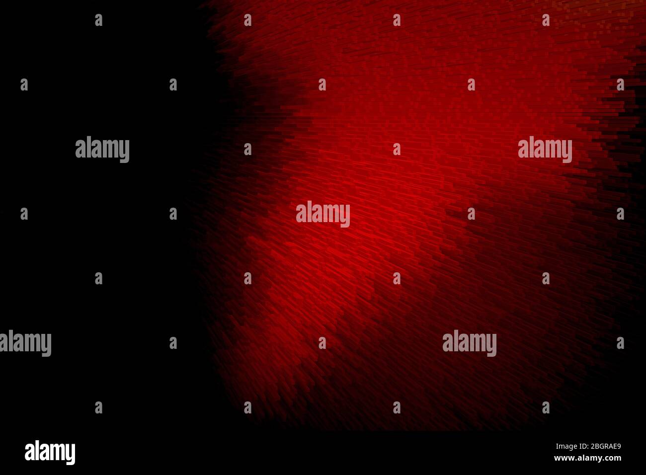 Abstract red color extruded bars on a dark background Stock Photo - Alamy