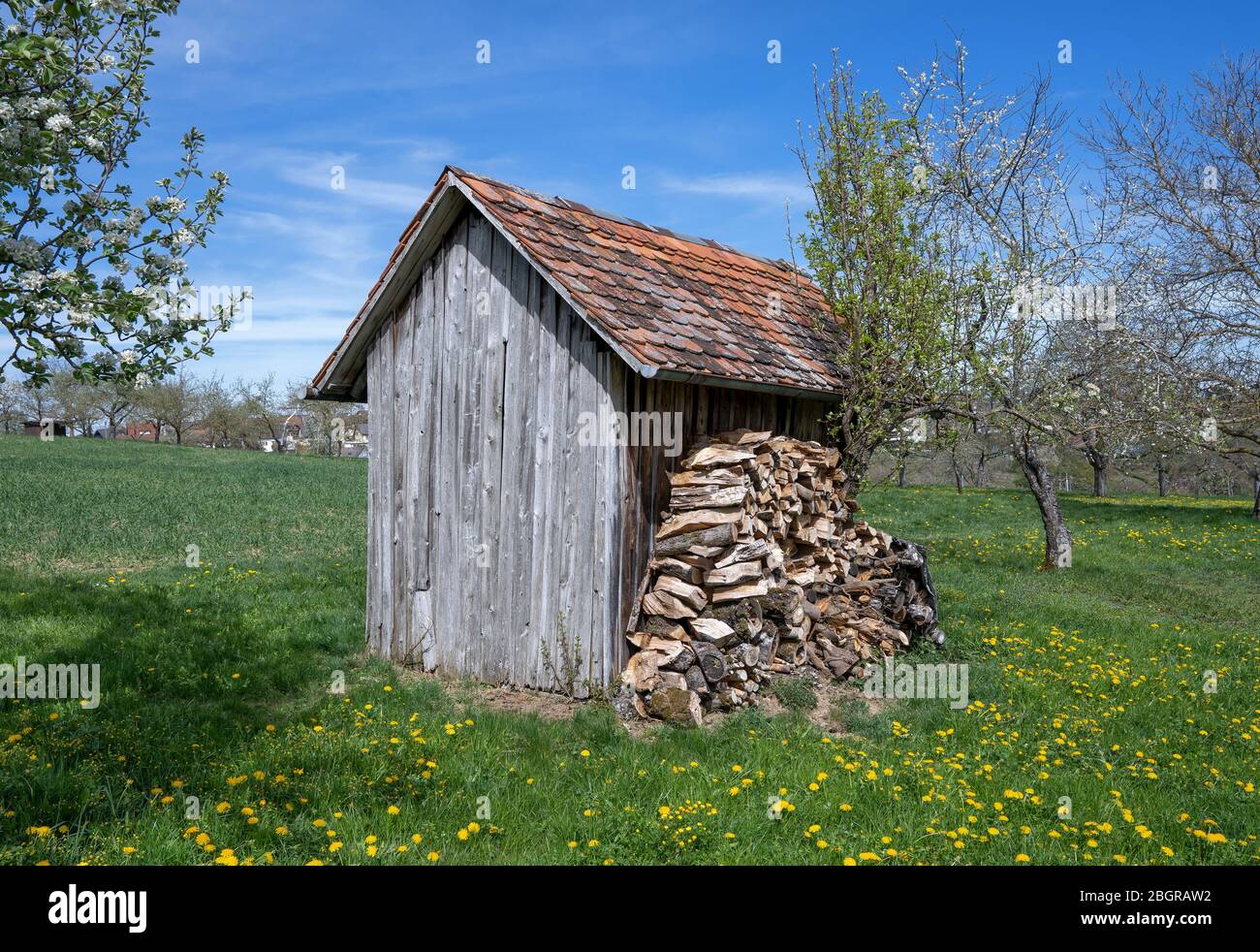 Springtime rural scene hi-res stock photography and images - Alamy