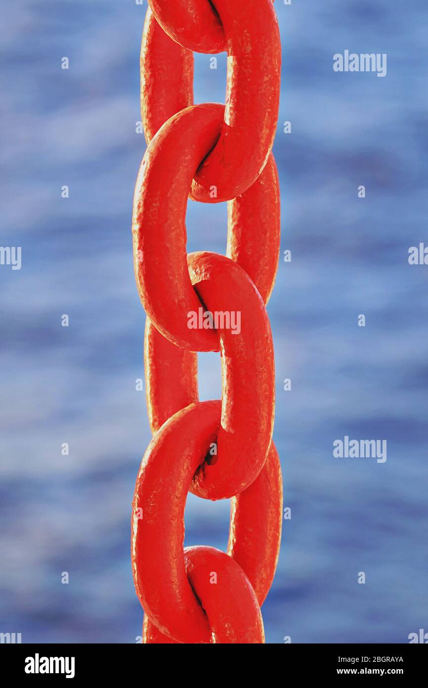 heavy anchor chain Stock Photo - Alamy