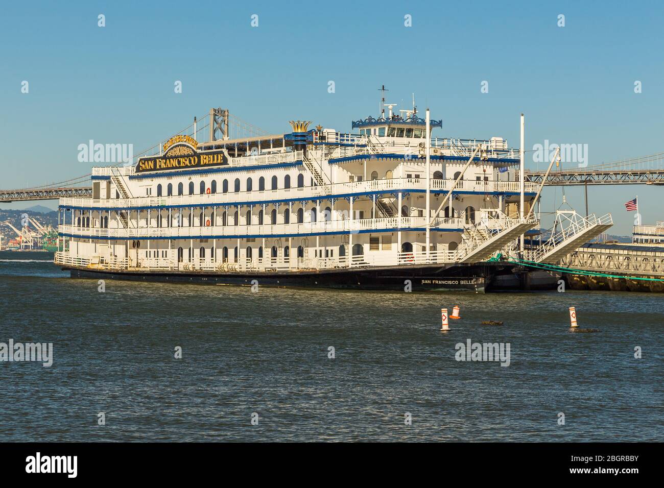 San Francisco, California, USA- 07 June 2015: Historic Steamboat at the ...