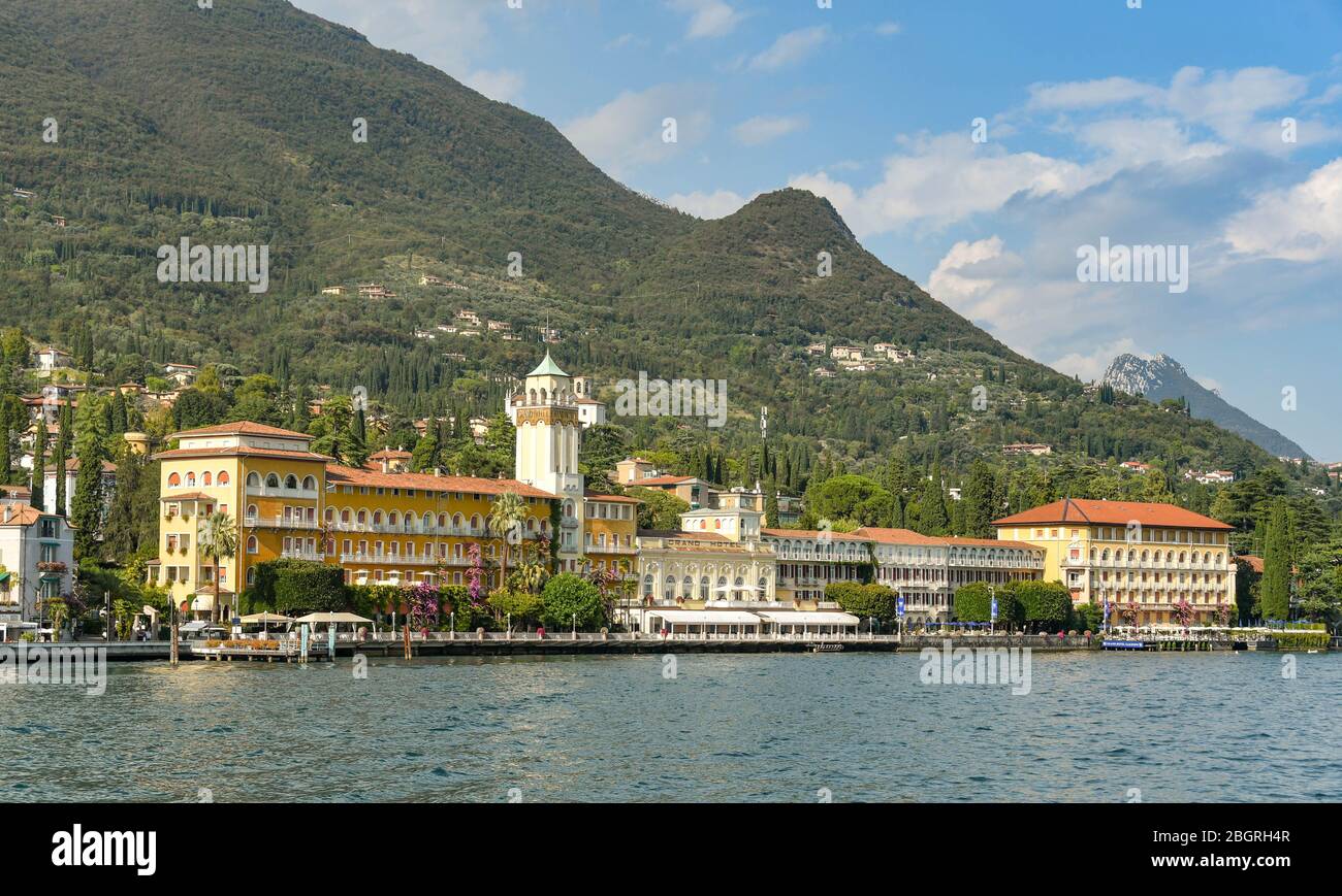 GARDONE RIVIERA, ITALY - SEPTEMBER 2018: The Grand Hotel Gardone in ...