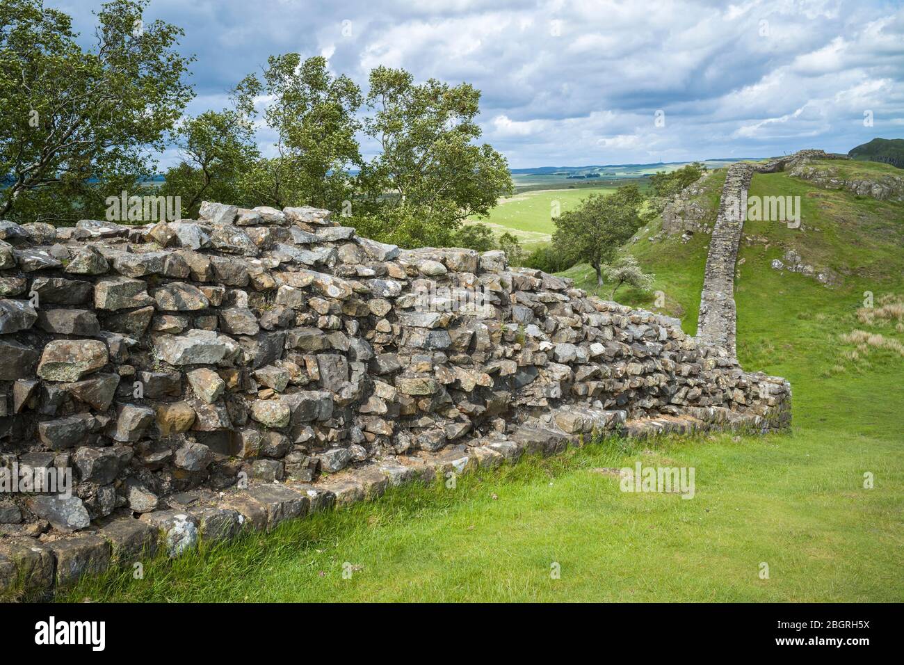 Hadrians wall landscape hi-res stock photography and images - Alamy