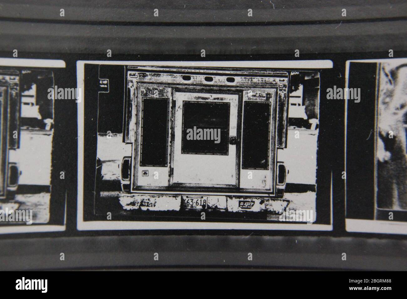Fine 70s vintage extreme high contrast contact print photography of the ...