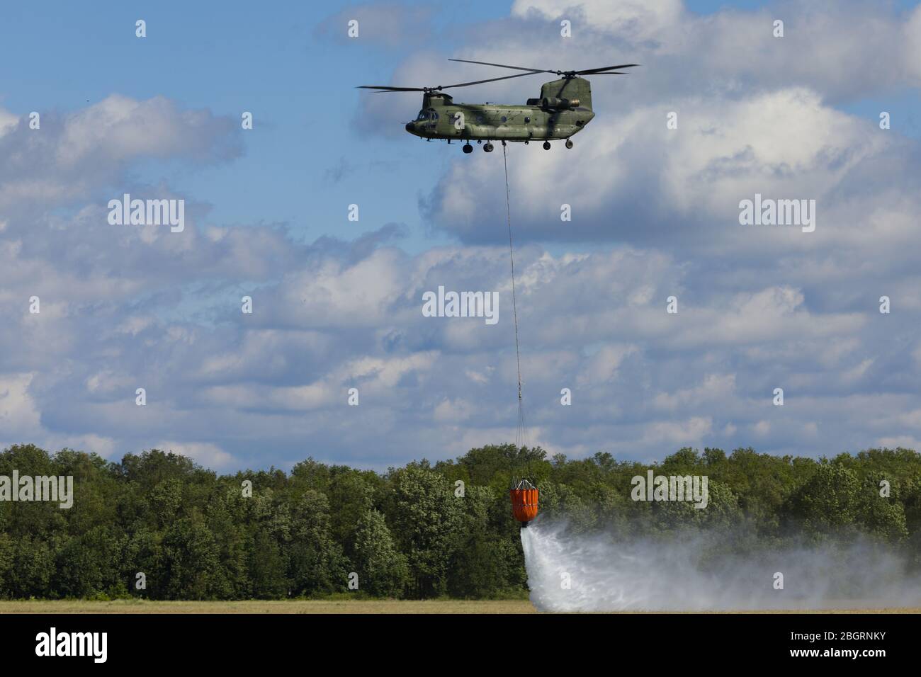 Volkel Netherlands June 13 2019: Royal Netherlands Air Force Chinook ...