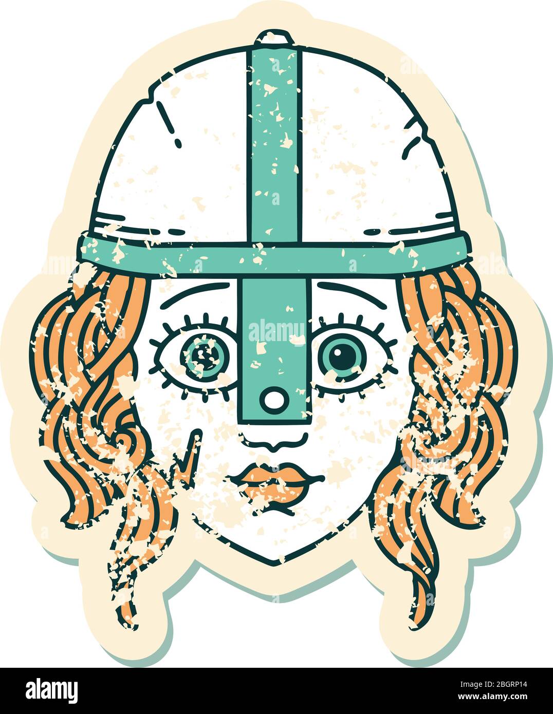 grunge sticker of a human fighter Stock Vector Image & Art - Alamy