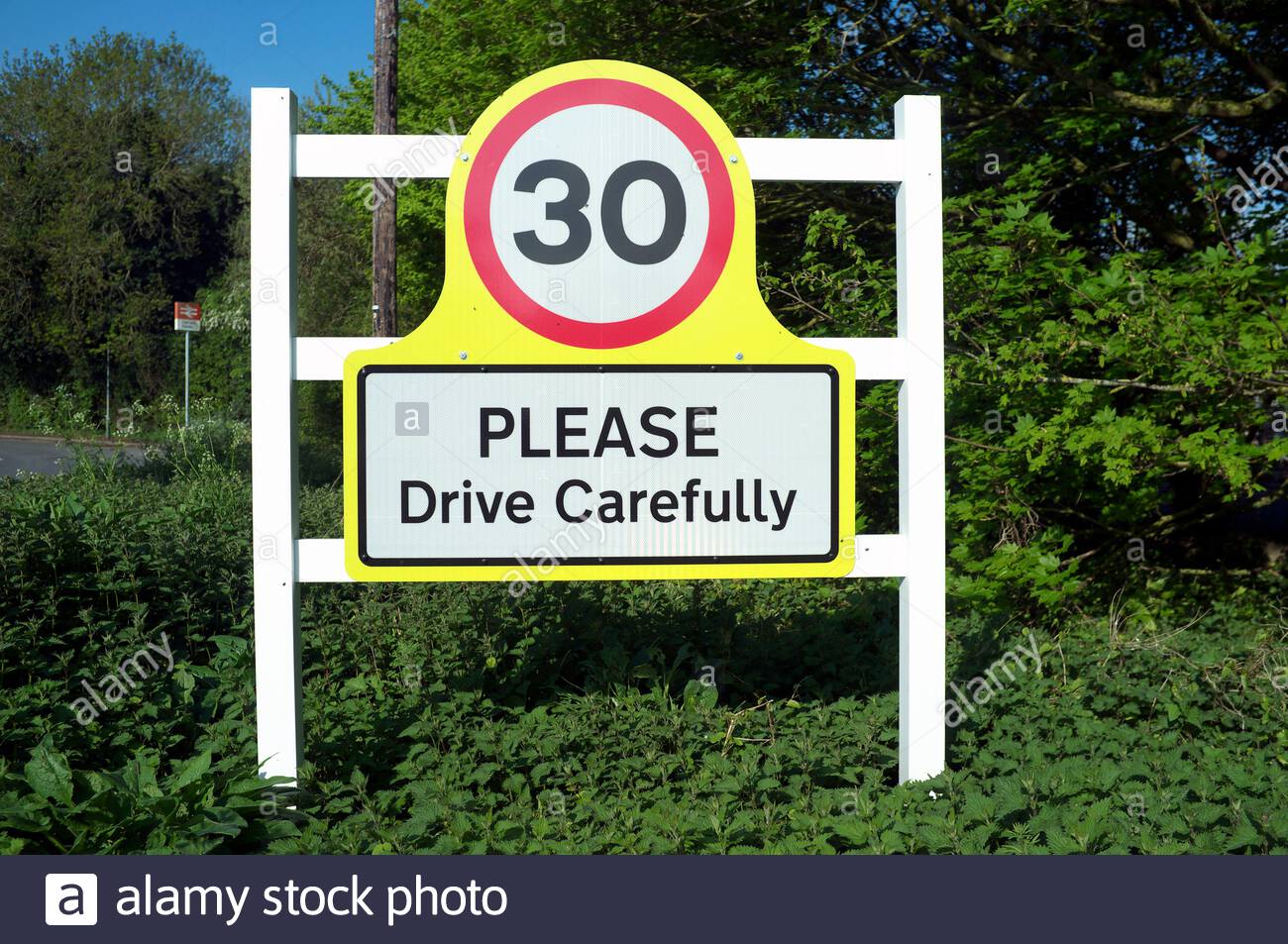 30 Speed Limit Sign High Resolution Stock Photography and Images - Alamy