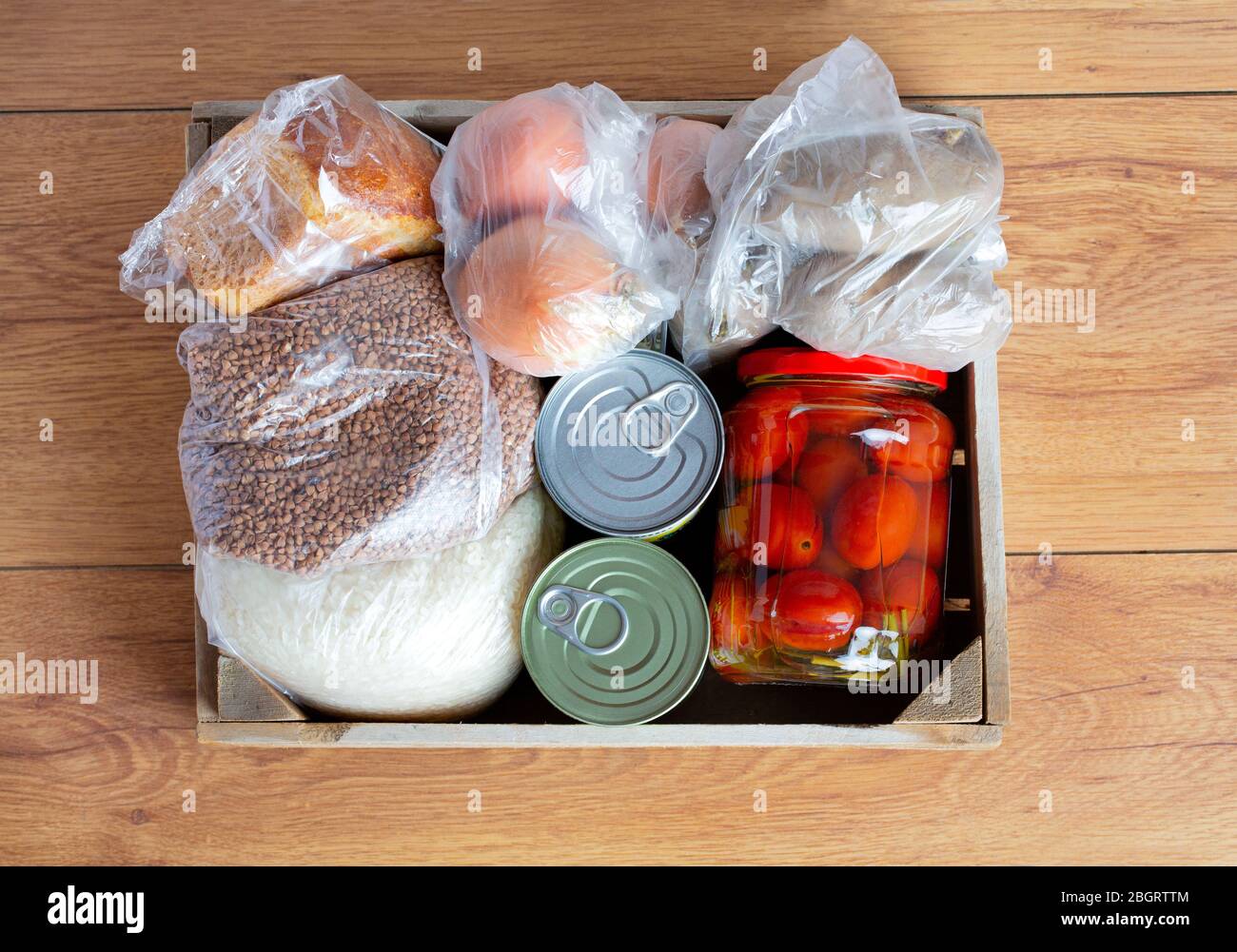 Food items donate hi-res stock photography and images - Alamy