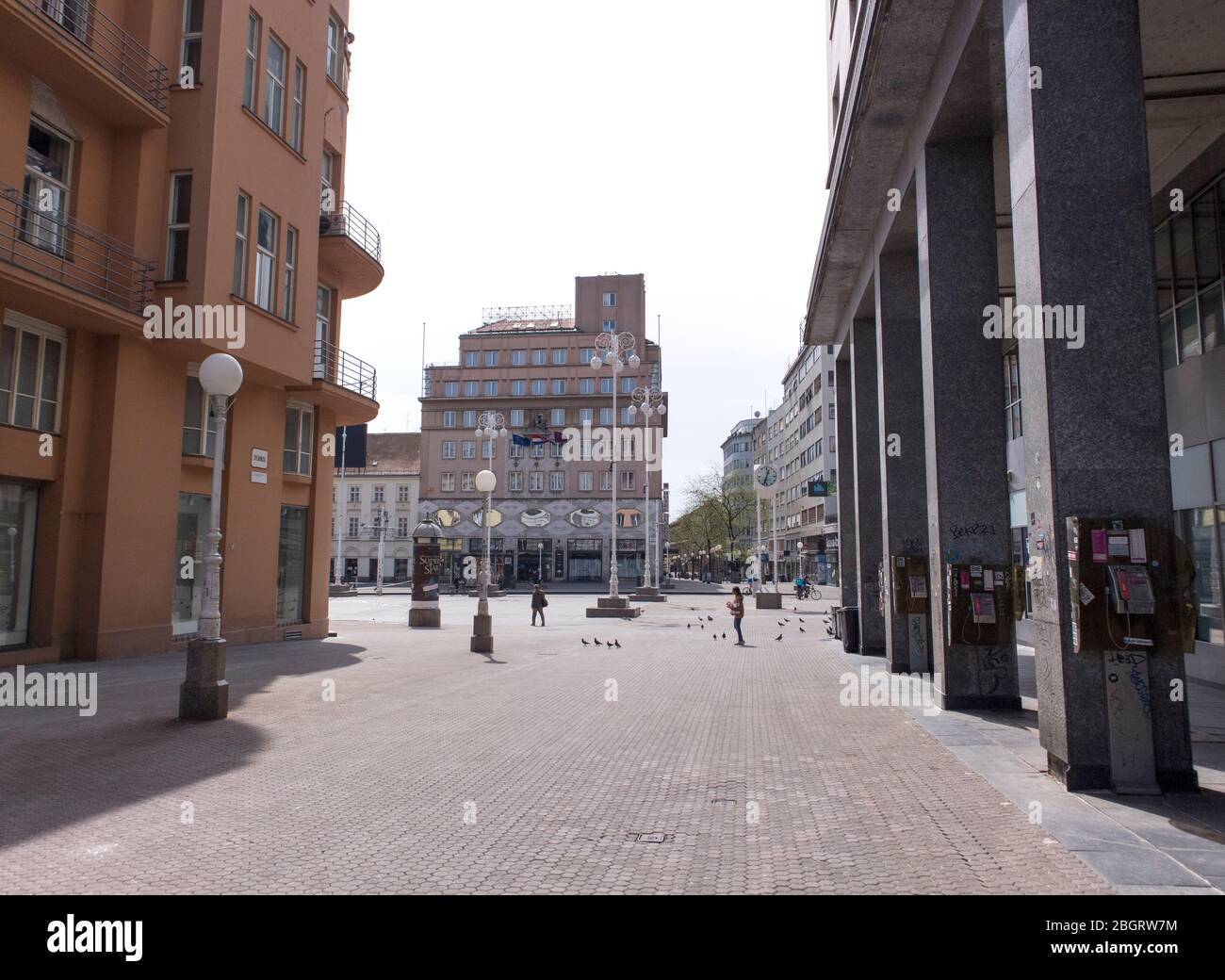 Empty zagreb square hi-res stock photography and images - Alamy