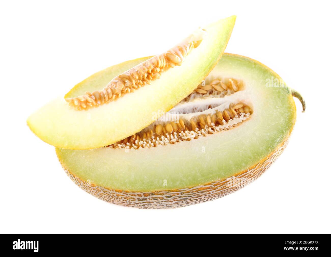 Melon isolated on white Stock Photo - Alamy