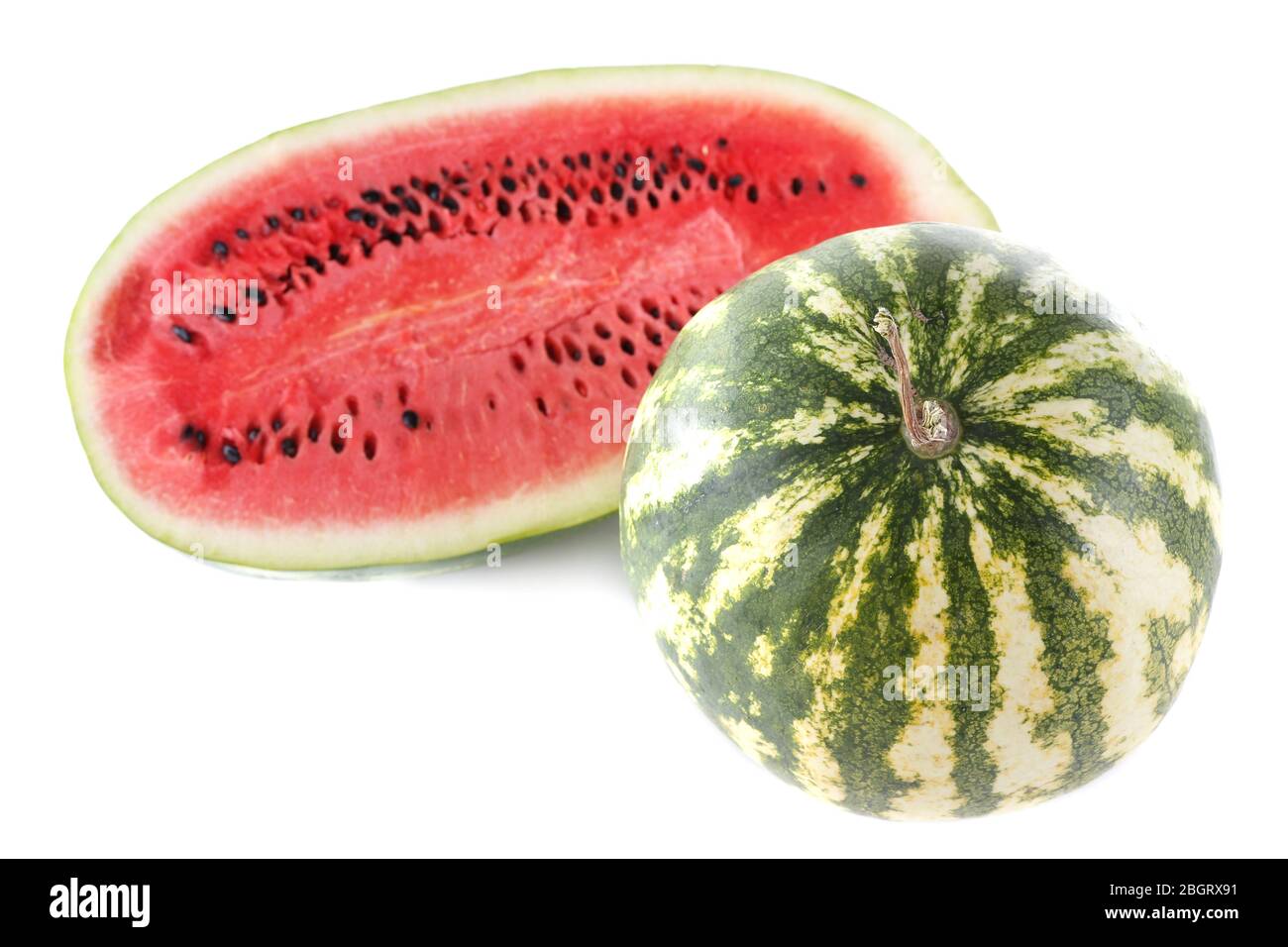 Watermelon isolated on white Stock Photo - Alamy