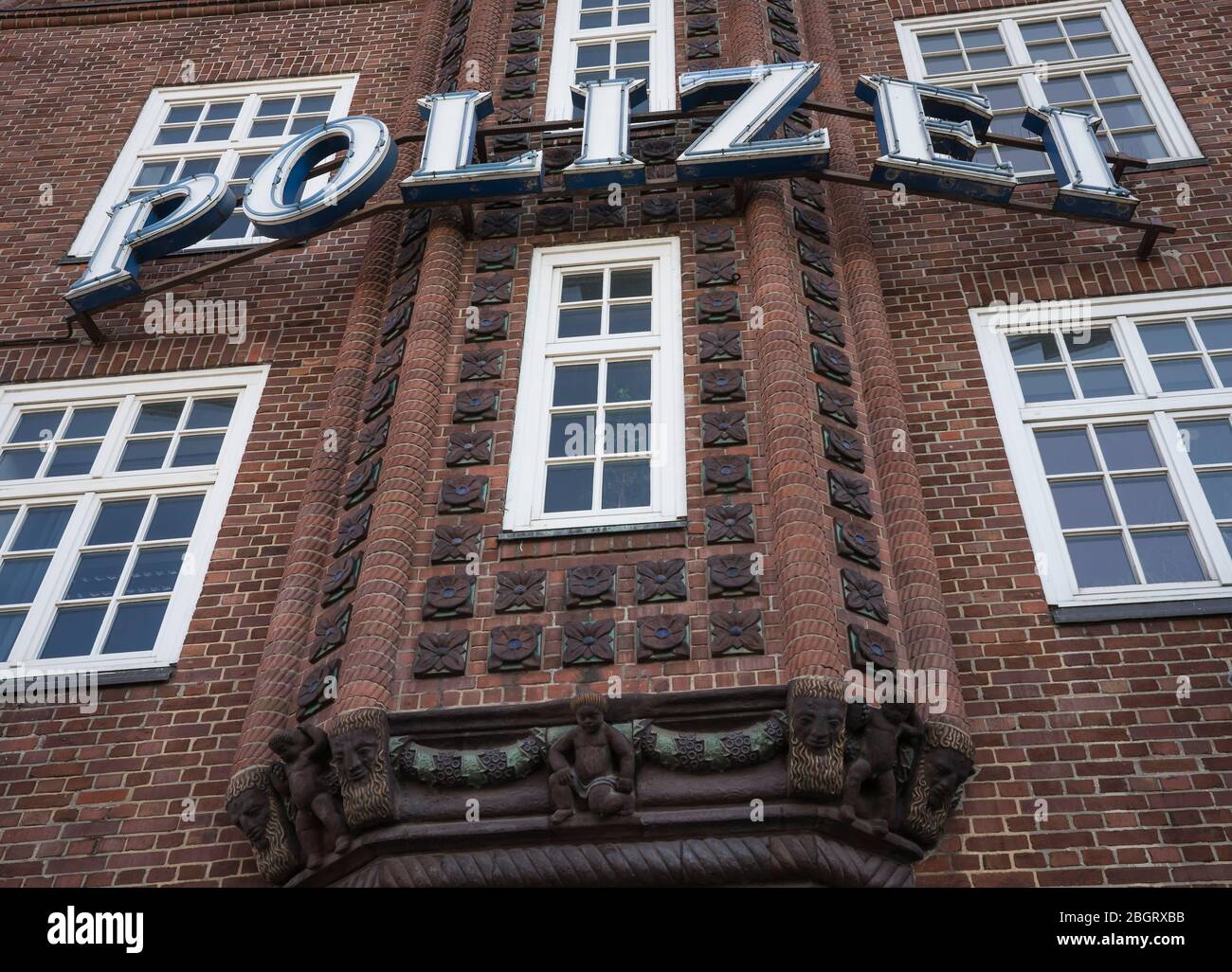 police station in a historic building Stock Photo - Alamy