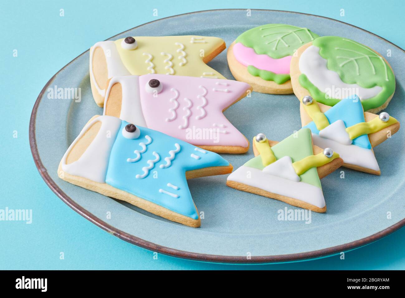 Japanese children day cookies Stock Photo - Alamy