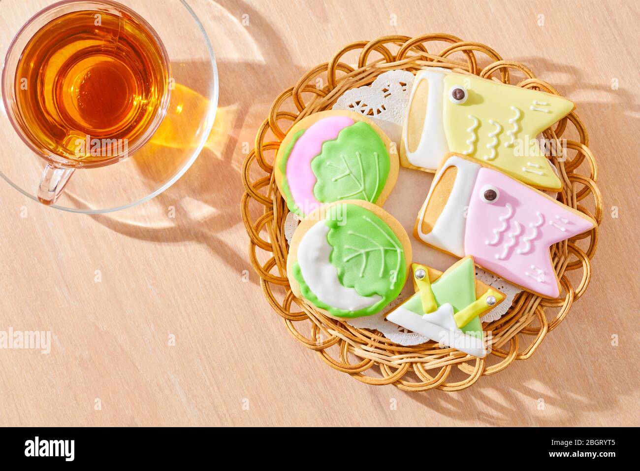 Japanese children day cookies Stock Photo - Alamy