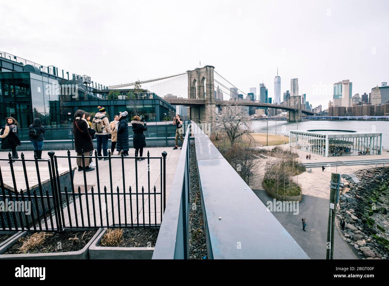 Manhattan view from Dumbo, Brooklyn. New York Stock Photo - Alamy