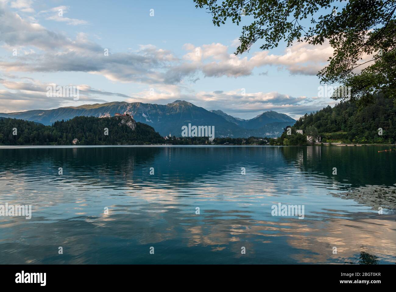 Water reflection of lake bled hi-res stock photography and images - Alamy