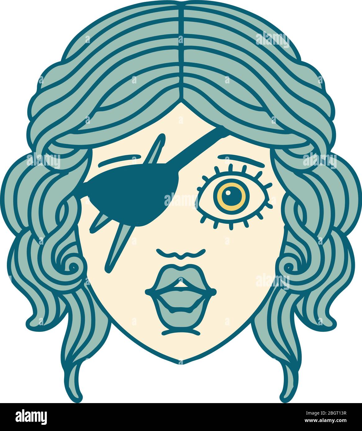 Retro Tattoo Style human rogue character Stock Vector Image & Art - Alamy