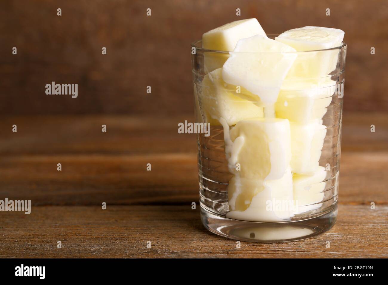 Milk, ice cubes hi-res stock photography and images - Alamy