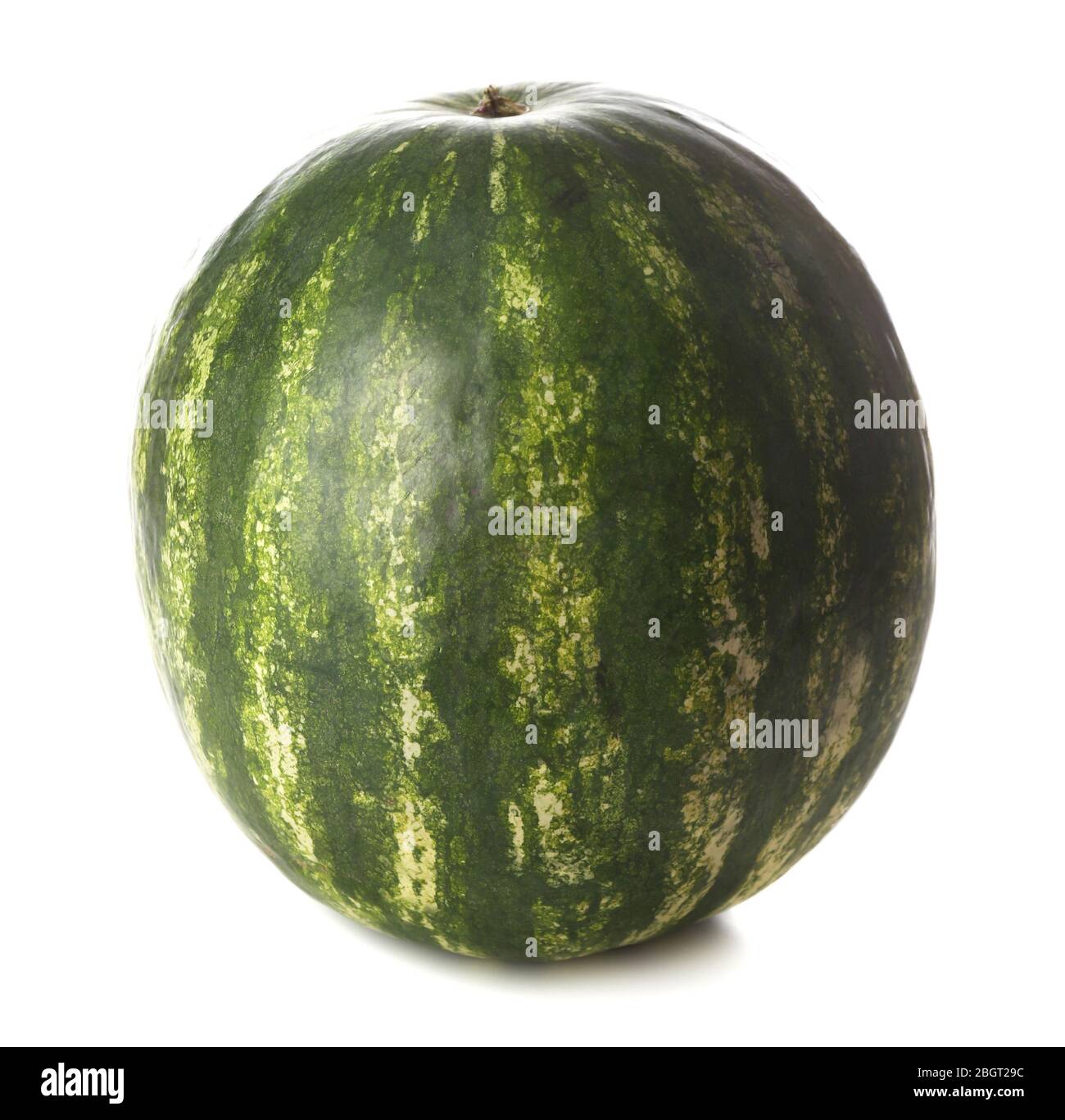Whole watermelon isolated on white Stock Photo - Alamy