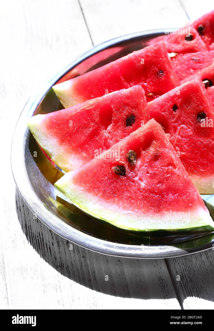 Fresh slices of watermelon, close up Stock Photo - Alamy