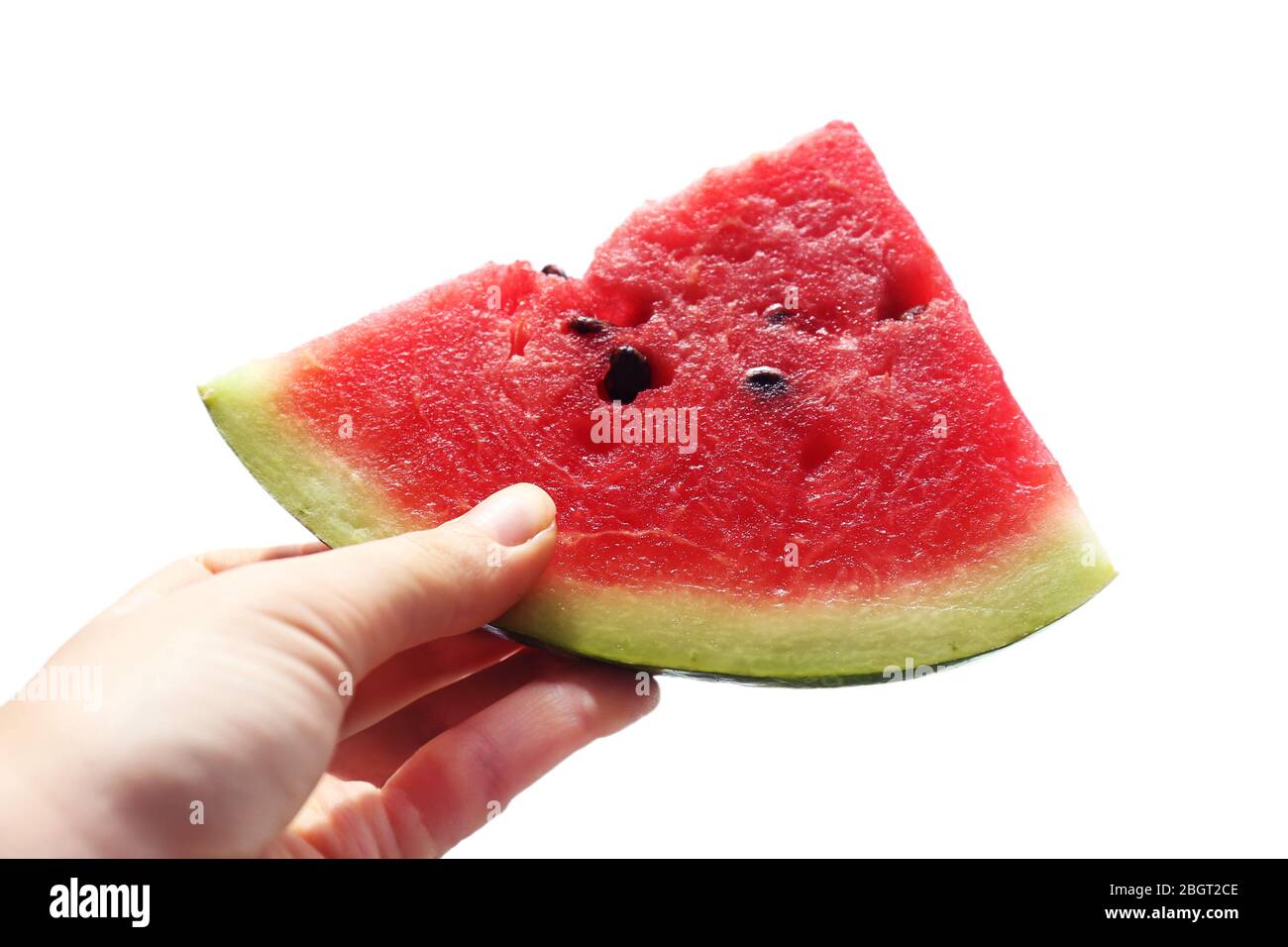 Watermelon in hand hi-res stock photography and images - Alamy