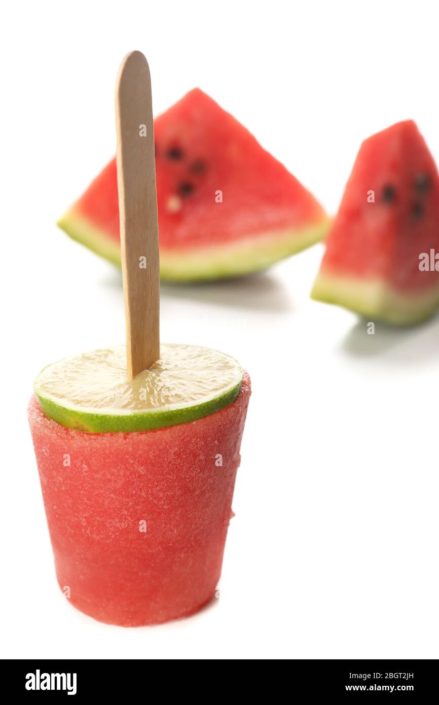Homemade ice cream watermelon flavor hi-res stock photography and ...