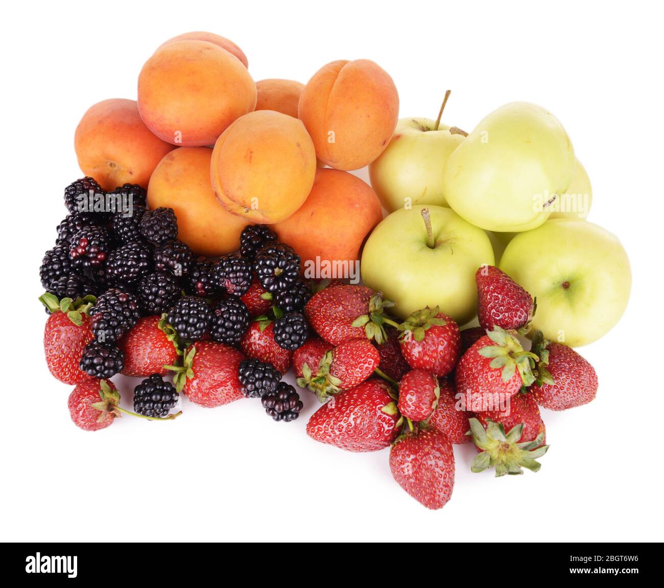 Branch ripe peach fruits Cut Out Stock Images & Pictures - Alamy
