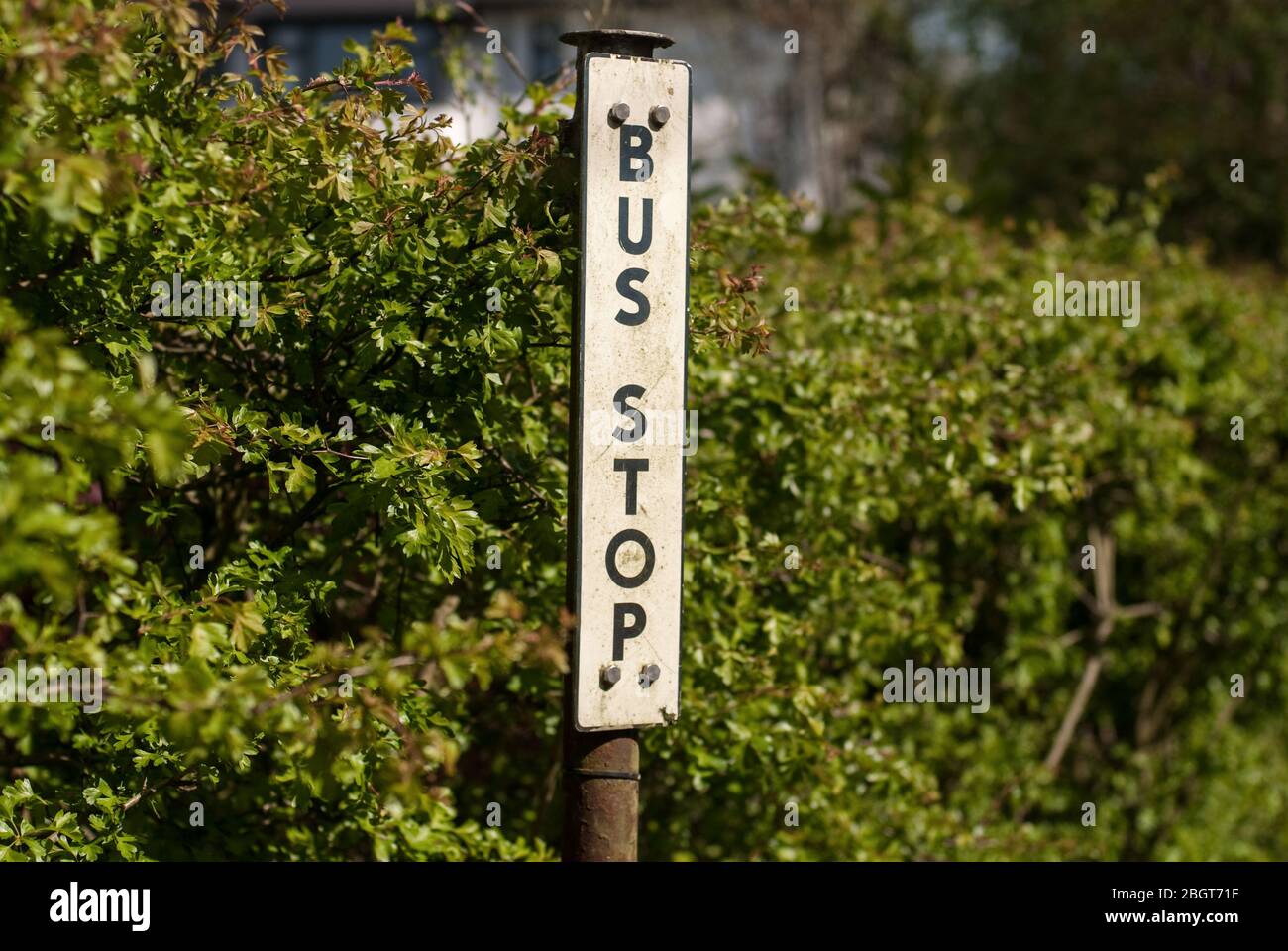 Bus stop signs hi-res stock photography and images - Alamy