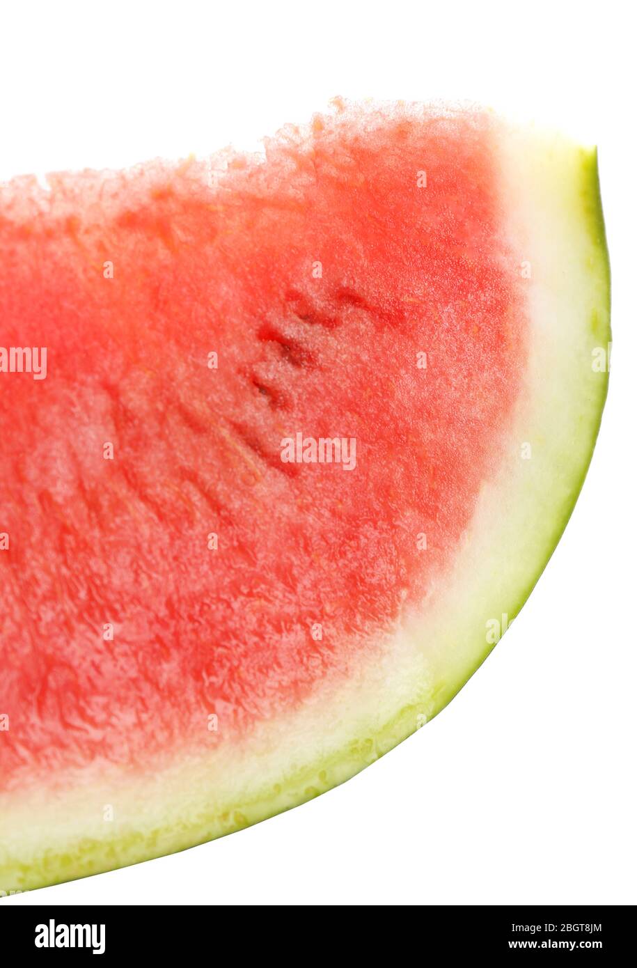 Fresh slice of watermelon, isolated on white Stock Photo - Alamy
