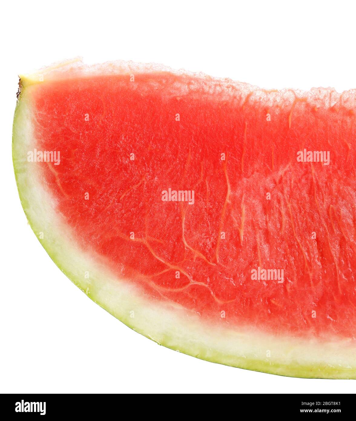 Fresh slice of watermelon, isolated on white Stock Photo - Alamy