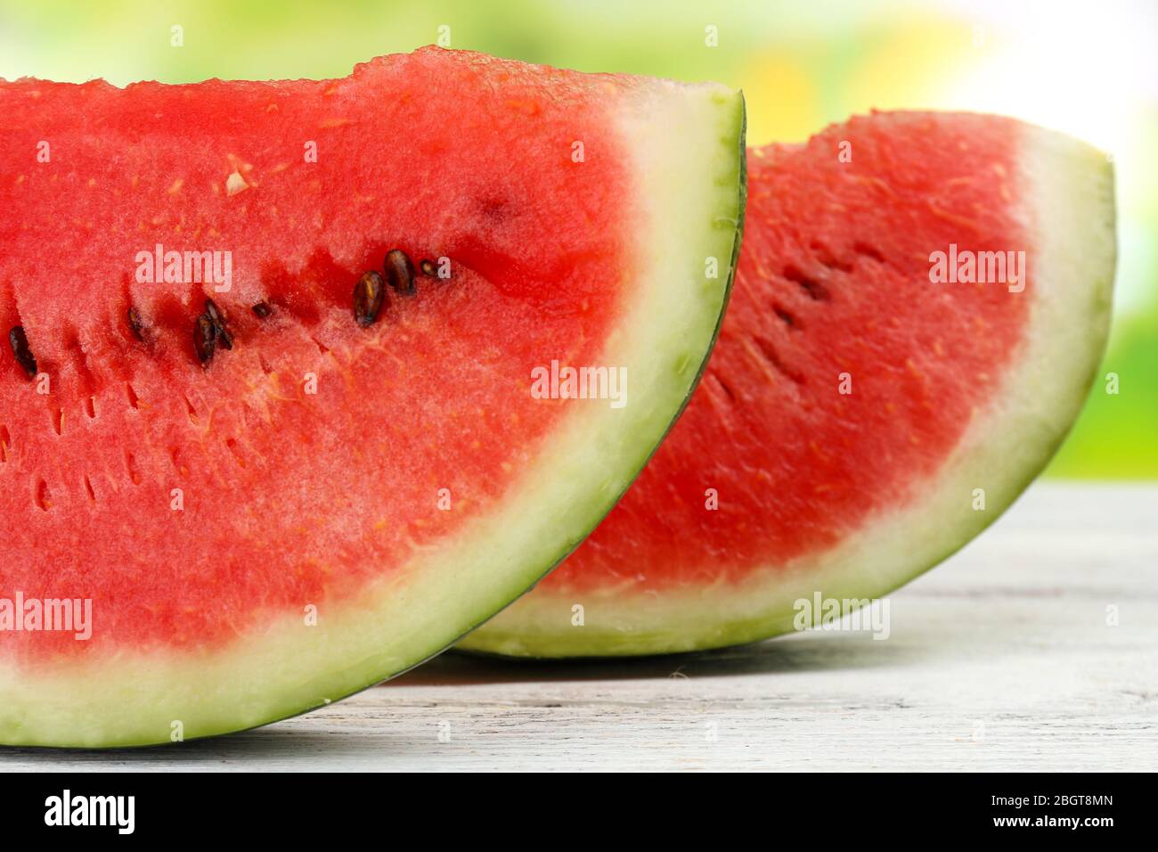 Fresh slice of watermelon, close up Stock Photo - Alamy
