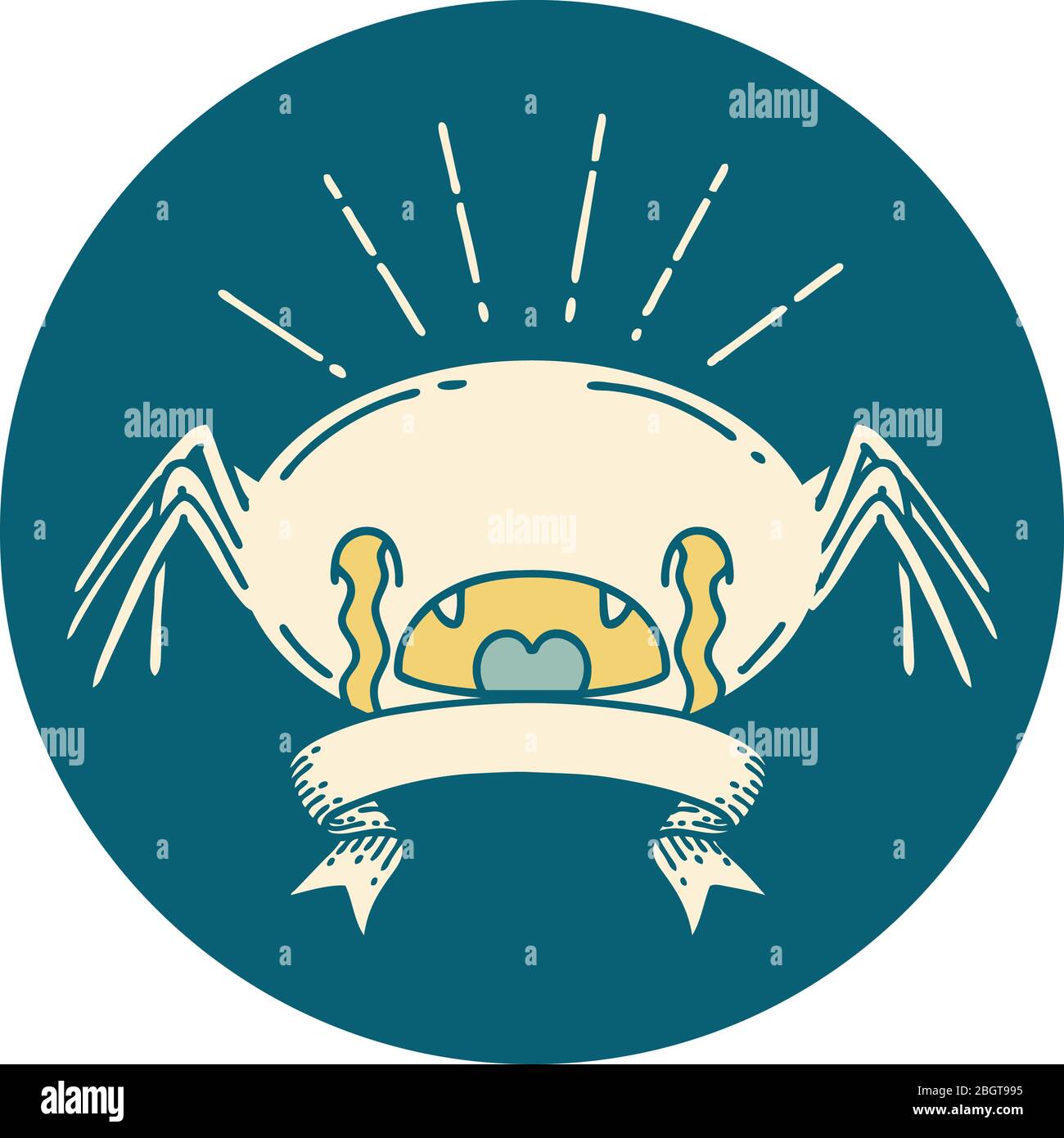 icon of a tattoo style crying spider Stock Vector Image & Art - Alamy