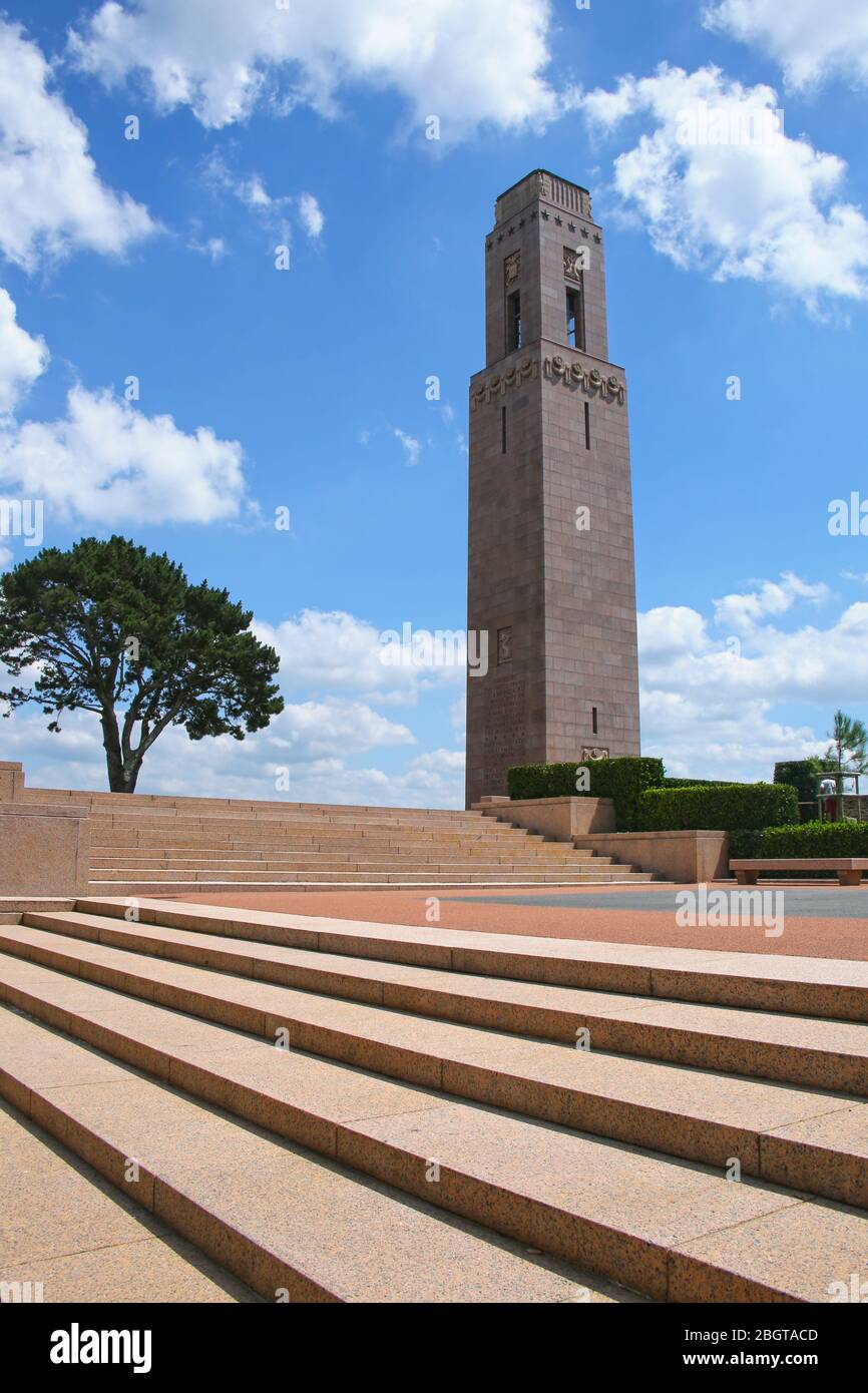 The World War I Naval Monument at Brest, Brittany, France. Column ...