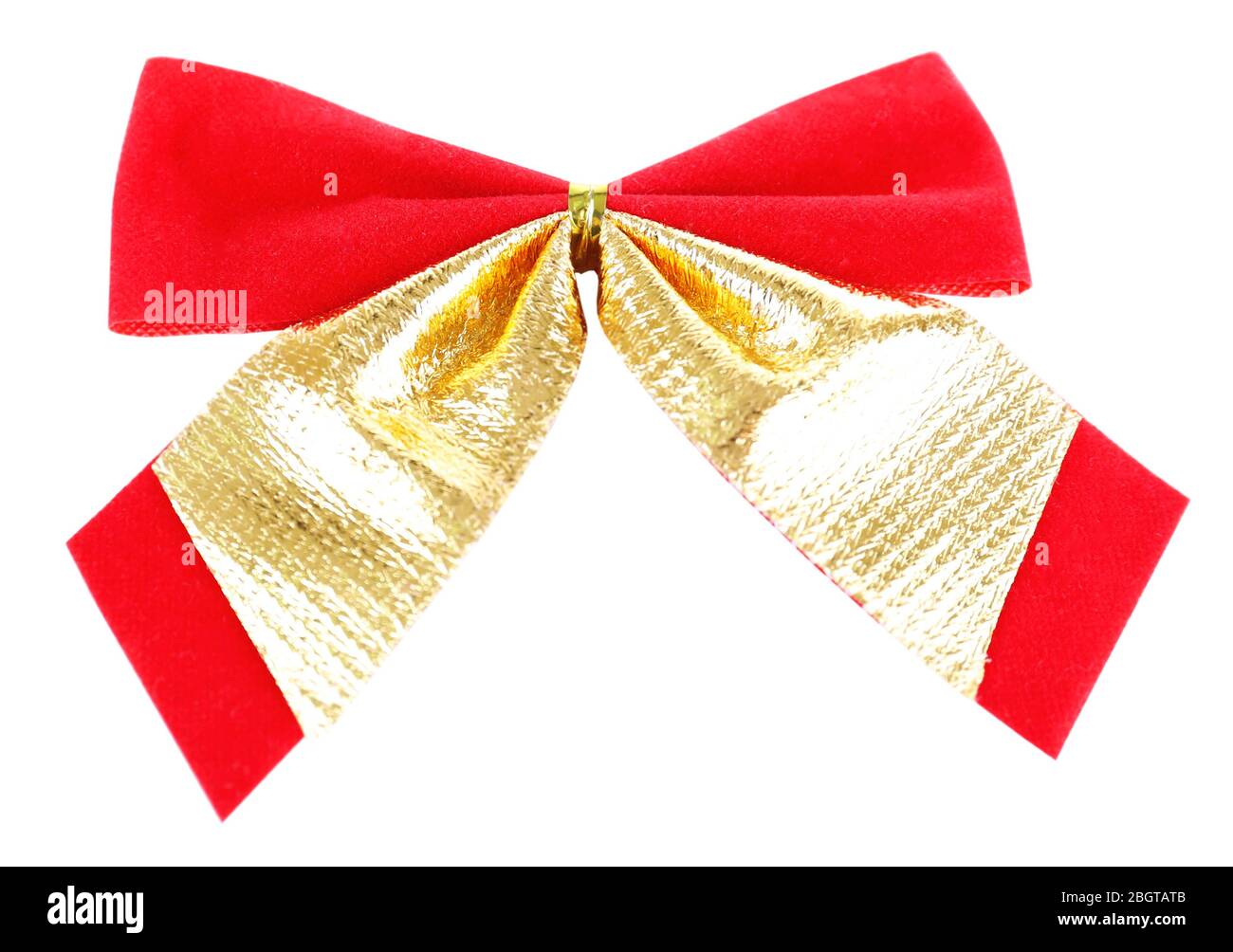 beautiful red bow, isolated on white Stock Photo - Alamy