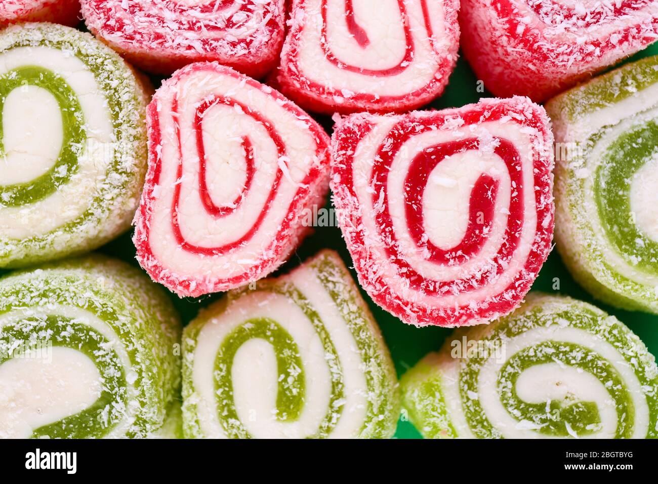 Tasty Turkish delight background Stock Photo - Alamy