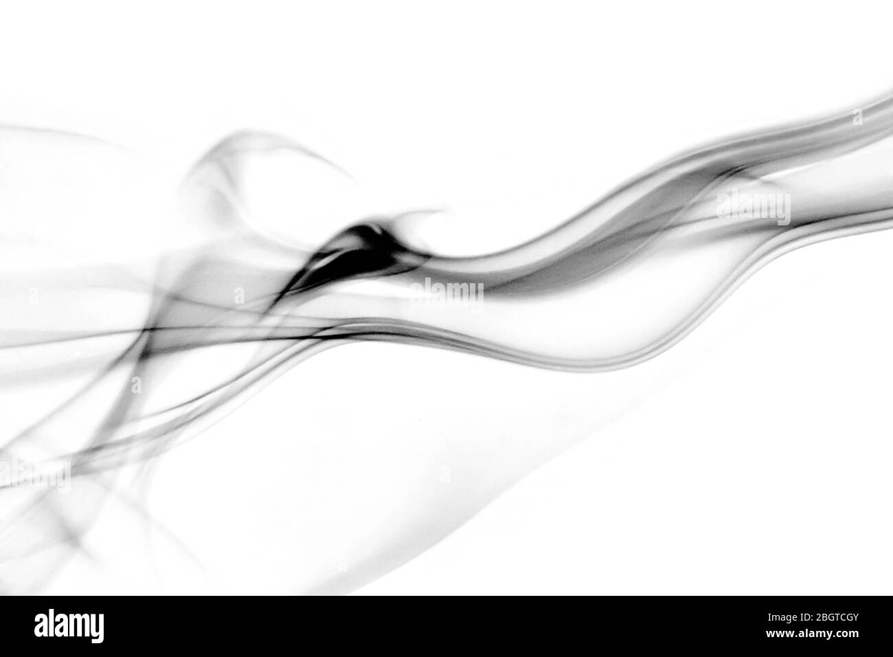 Concept dynamic smoke in flow on bright Background Stock Photo - Alamy