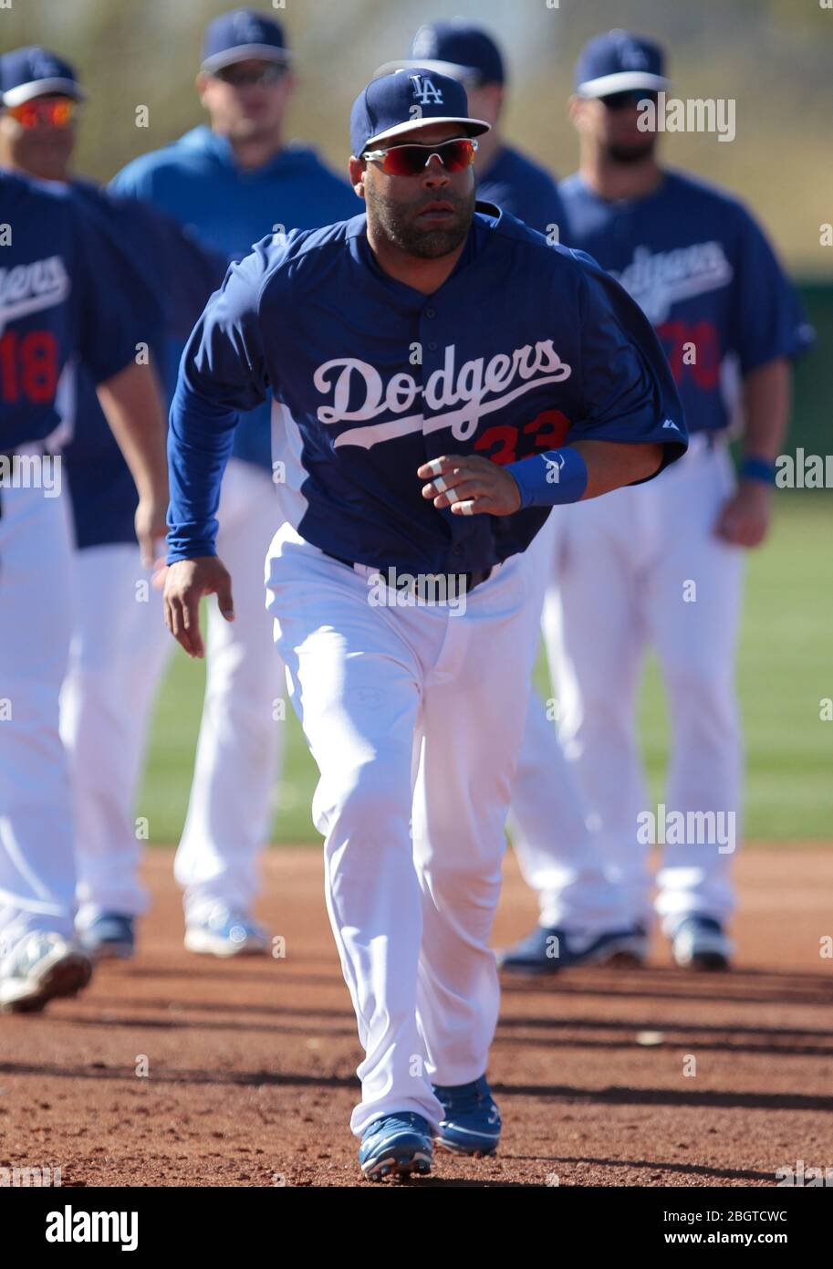 Ramon Castro of LA Dodgers Stock Photo - Alamy