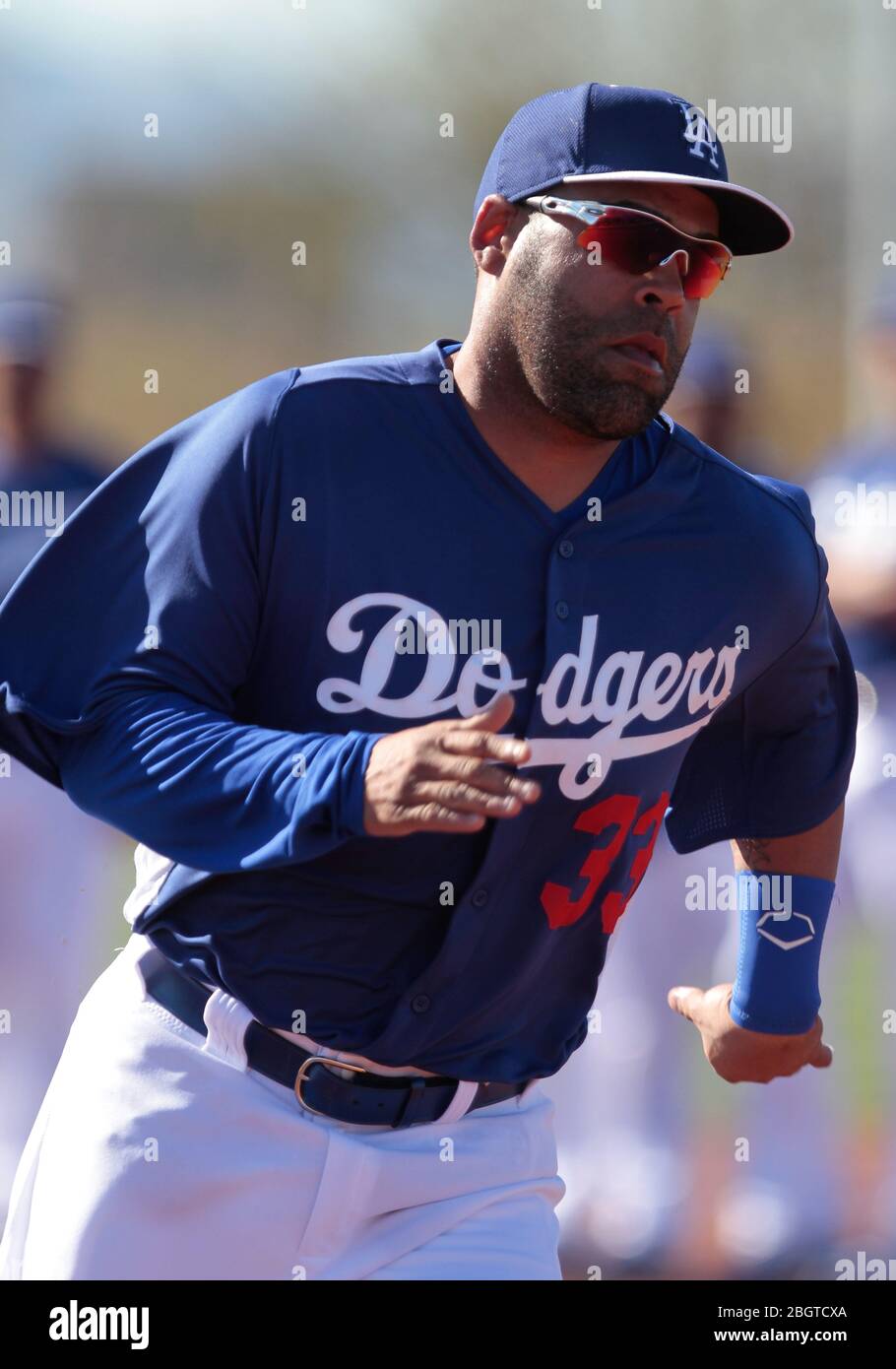 Ramon Castro of LA Dodgers Stock Photo - Alamy