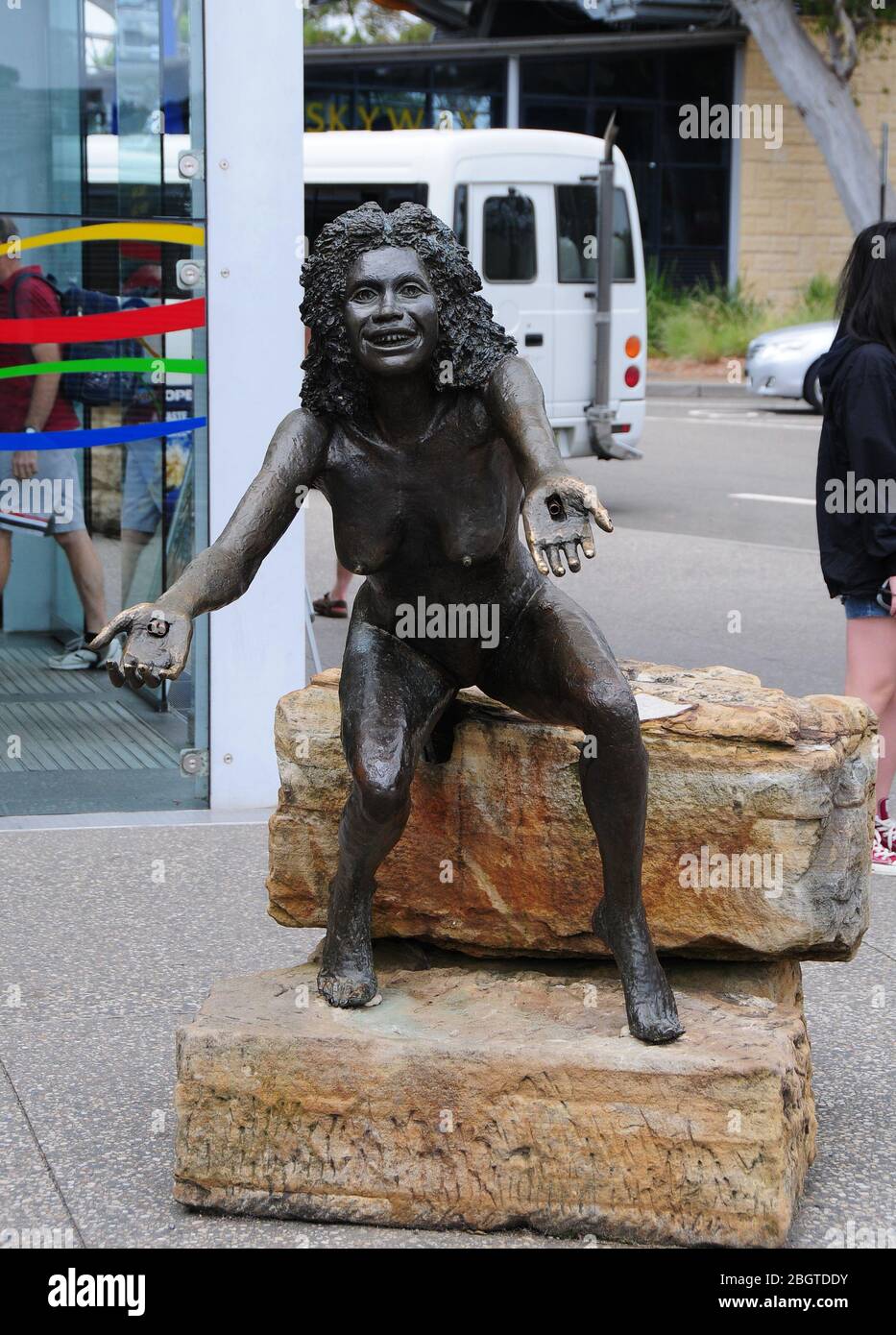 Three Sister Sculpture Scenic World in the Blue Mountains, New South ...