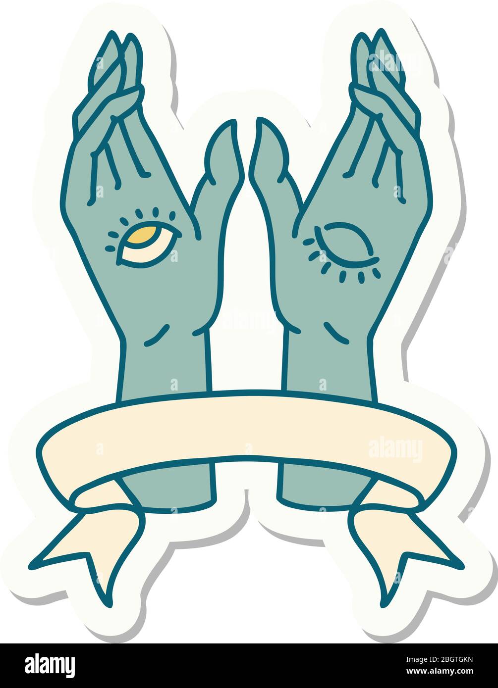 All seeing eye hands Stock Vector Images - Alamy