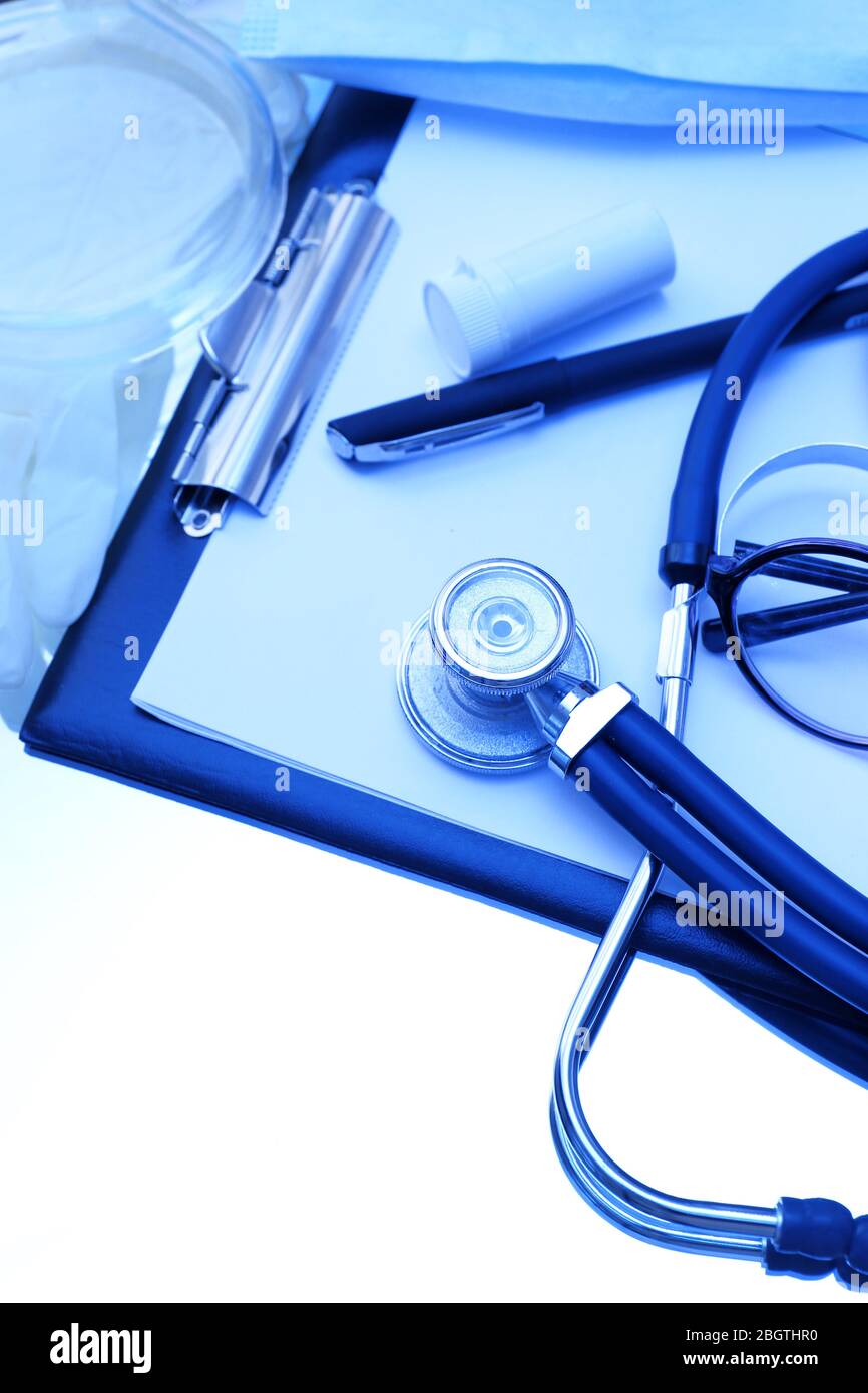Stethoscope close up Stock Photo - Alamy
