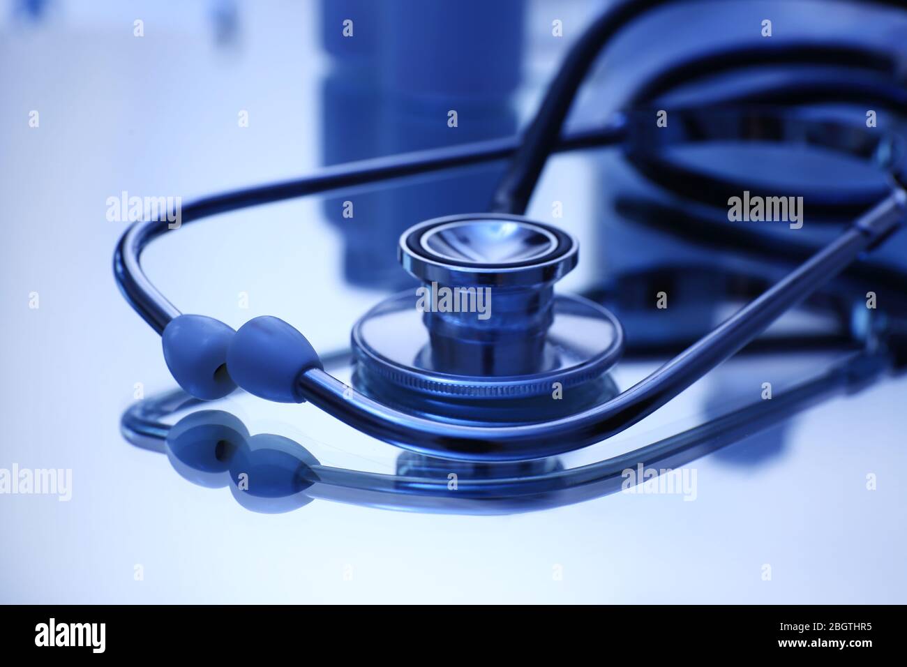 Stethoscope close up Stock Photo - Alamy
