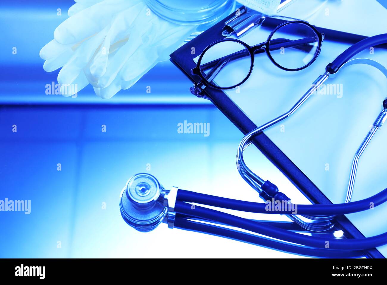 Stethoscope close up Stock Photo - Alamy