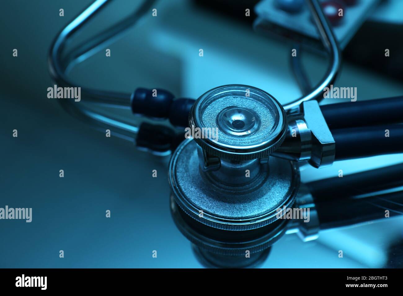 Stethoscope, close up Stock Photo - Alamy