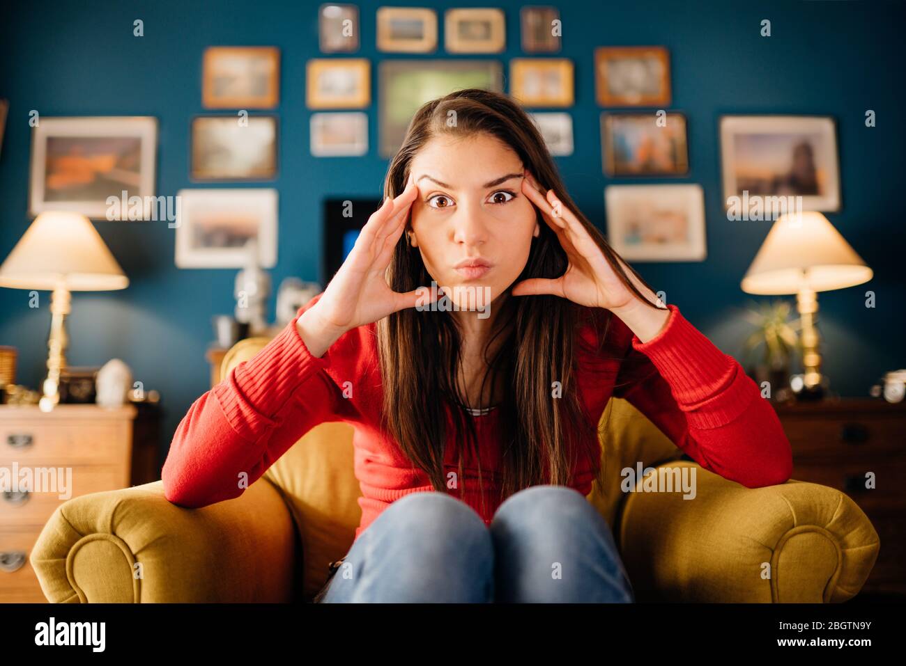 Overthinking brain hi-res stock photography and images - Alamy