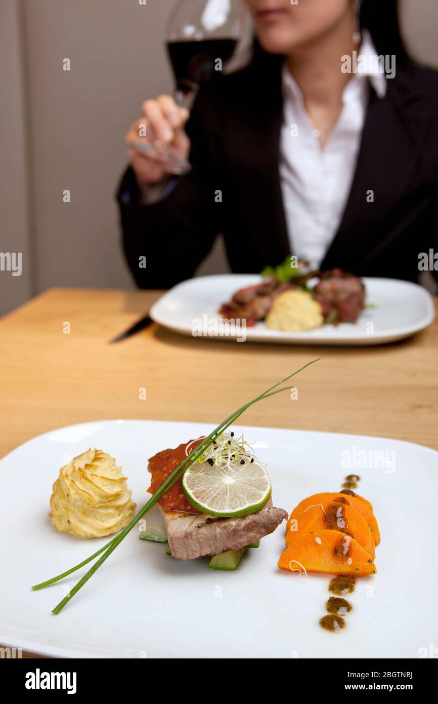 Simple food in restaurant hi-res stock photography and images - Alamy