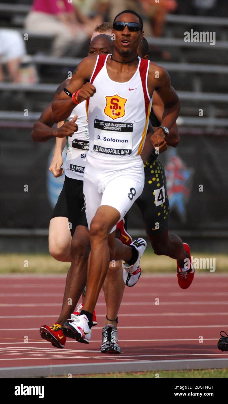 Indianapolis, United States. 21st June, 2007. Duane Solomon of USC wins ...