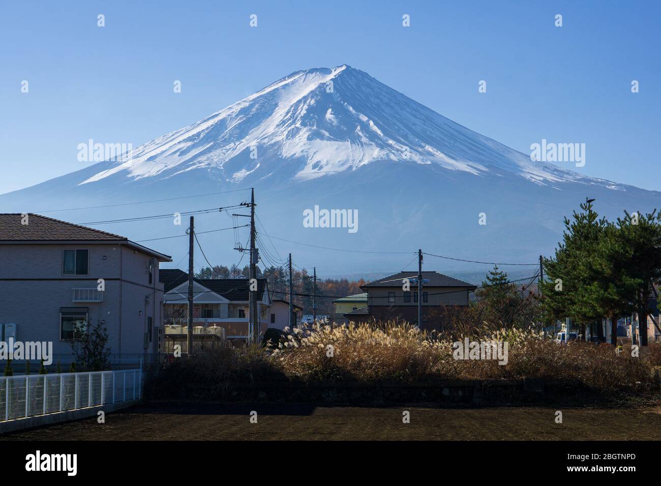 Mount Fuji also knows as Fujiyama or Fujisan, the highest mountain in ...