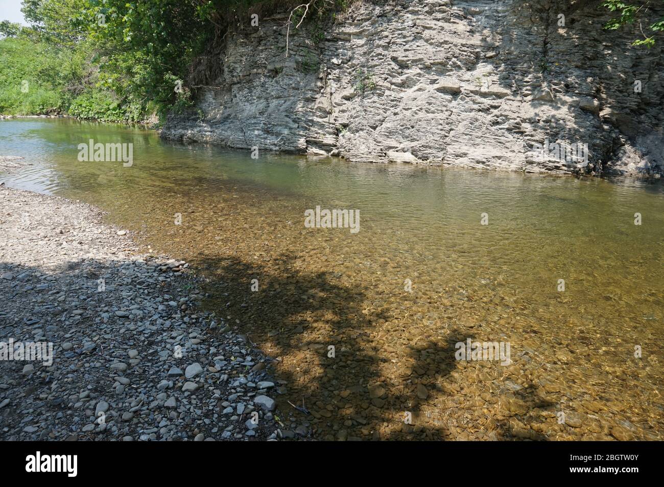 Clean mountain river/ stream Stock Photo - Alamy