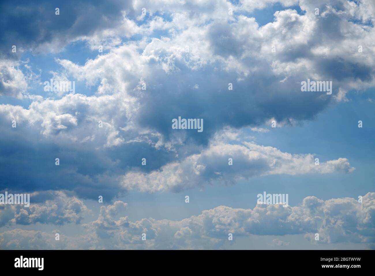 Sky, clouds - horizontal photograph Stock Photo - Alamy