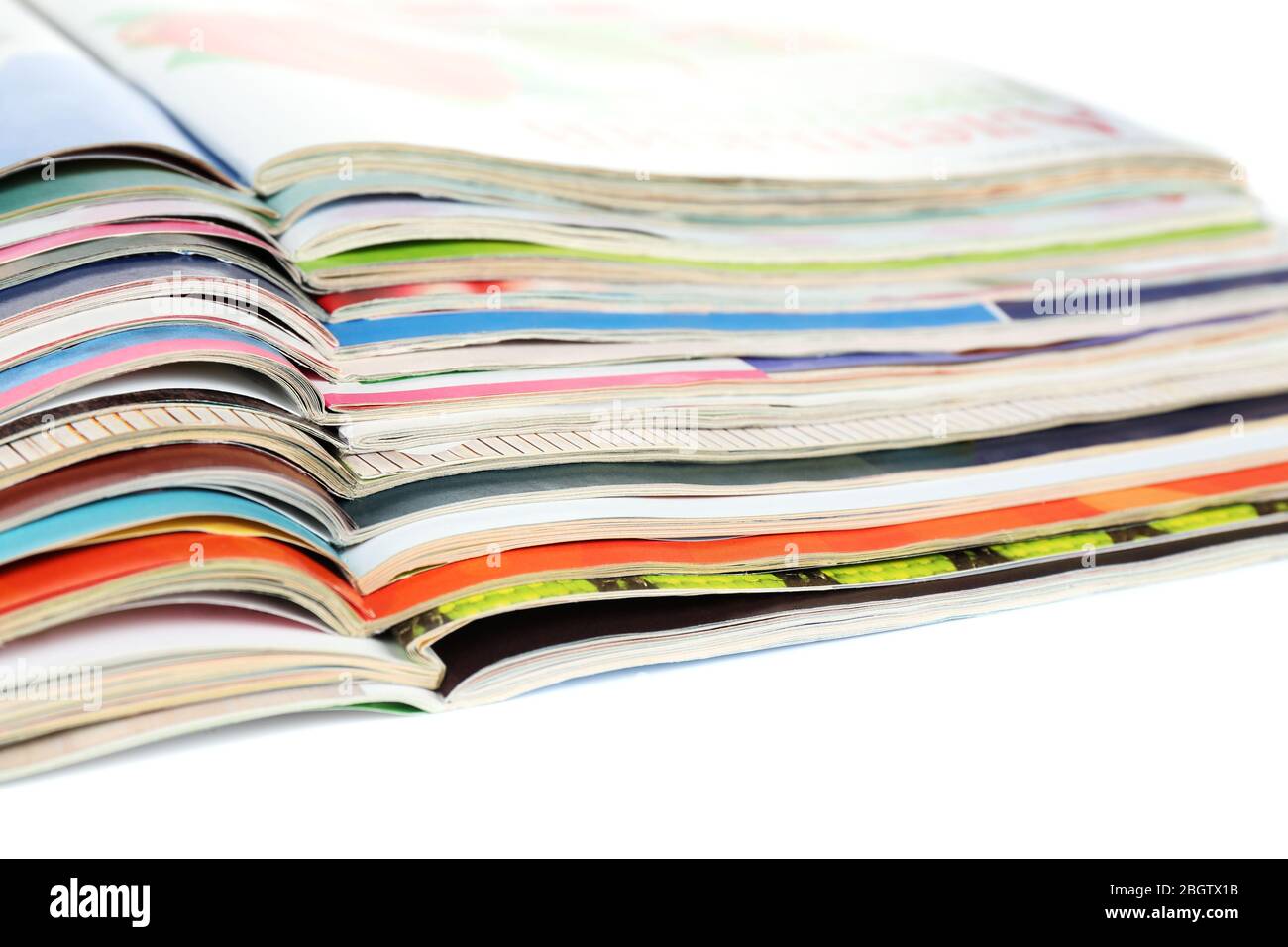 Many magazines close up Stock Photo - Alamy